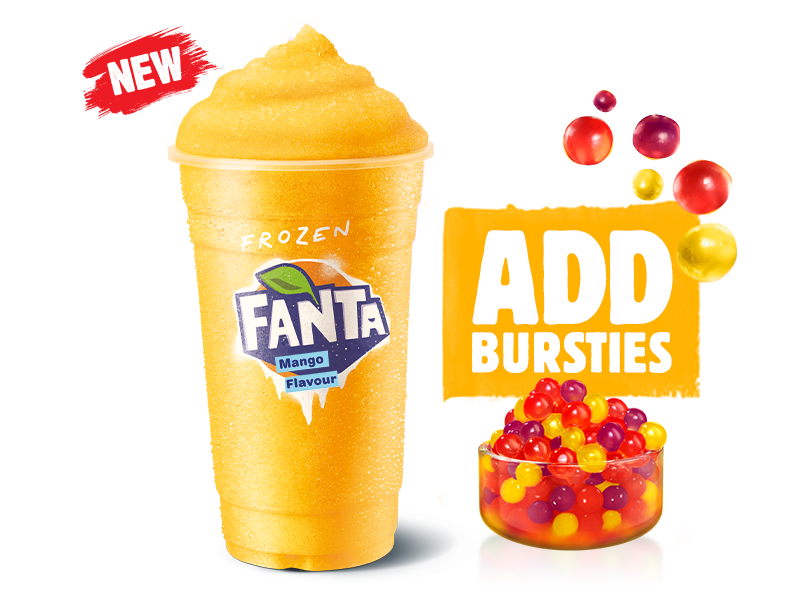 Frozen Drinks and Bursties - Hungry Jack's Australia