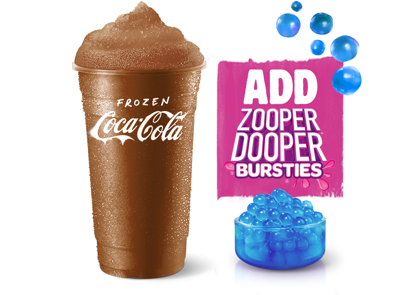 Frozen Drinks and Bursties - Hungry Jack's Australia
