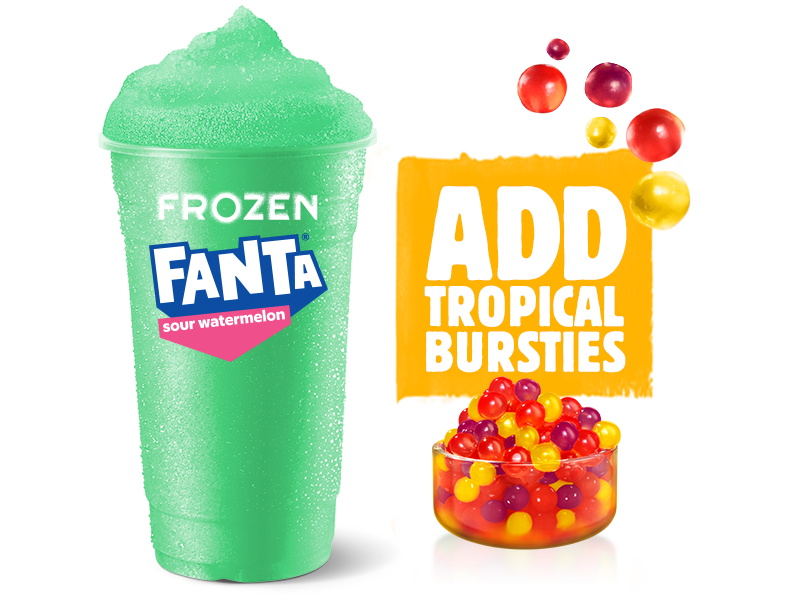 Frozen Drinks and Bursties - Hungry Jack's Australia